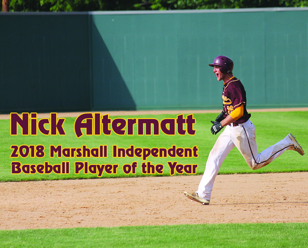2018 Marshall Independent Baseball Player of the Year: Nick Altermatt ...